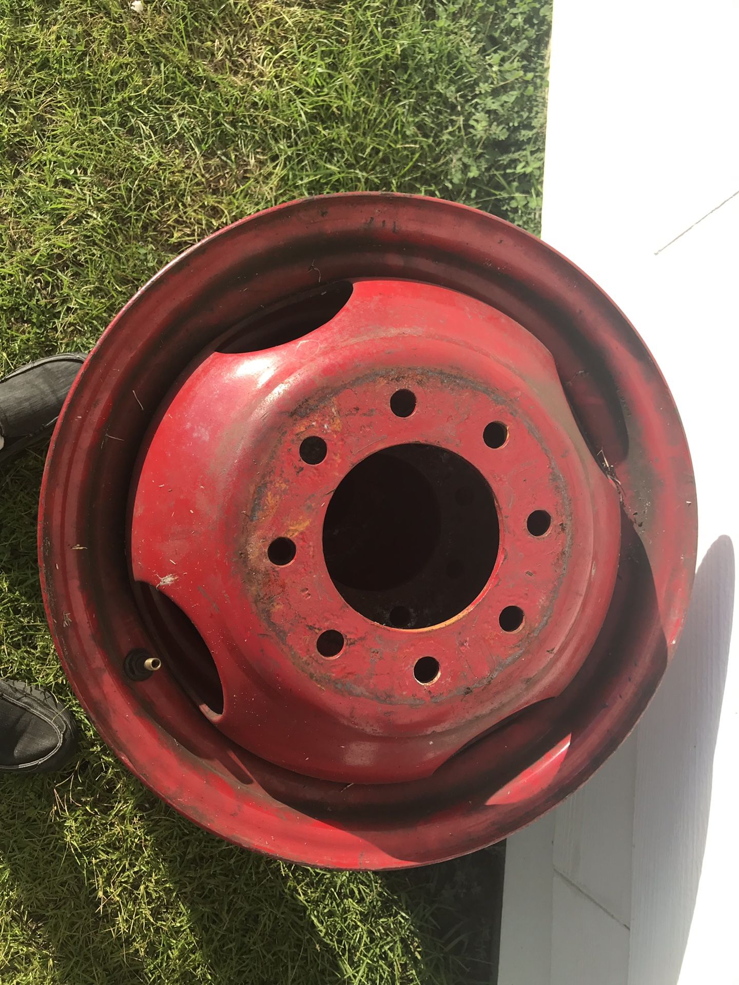 Steele rims 8 lug 16” heavy duty Chevy truck rims for Sale in Myrtle ...