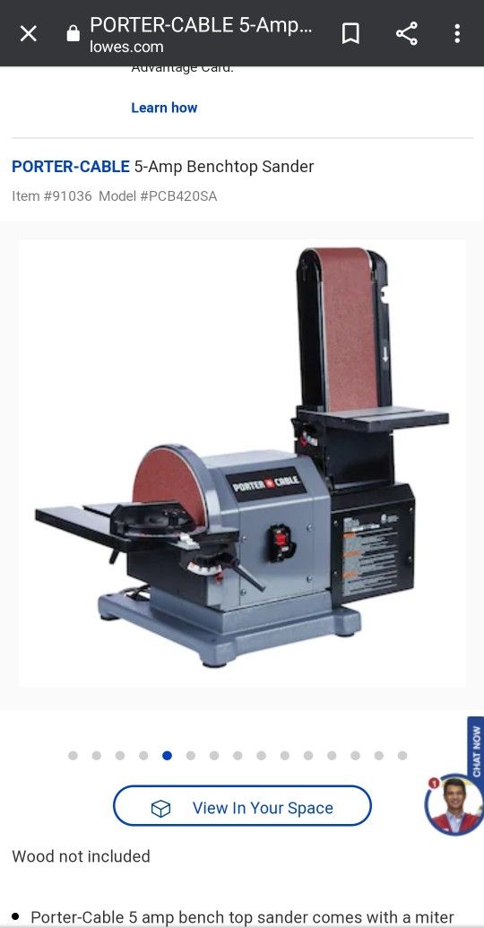 bench top sander for Sale in Corona, CA - OfferUp