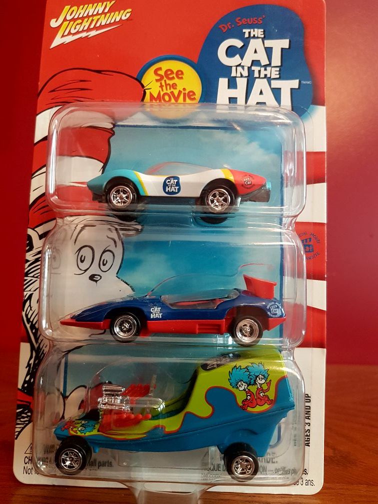 Johnny Lightning 2003 Dr. Seuss The Cat in The Hat Three Car Set The ...