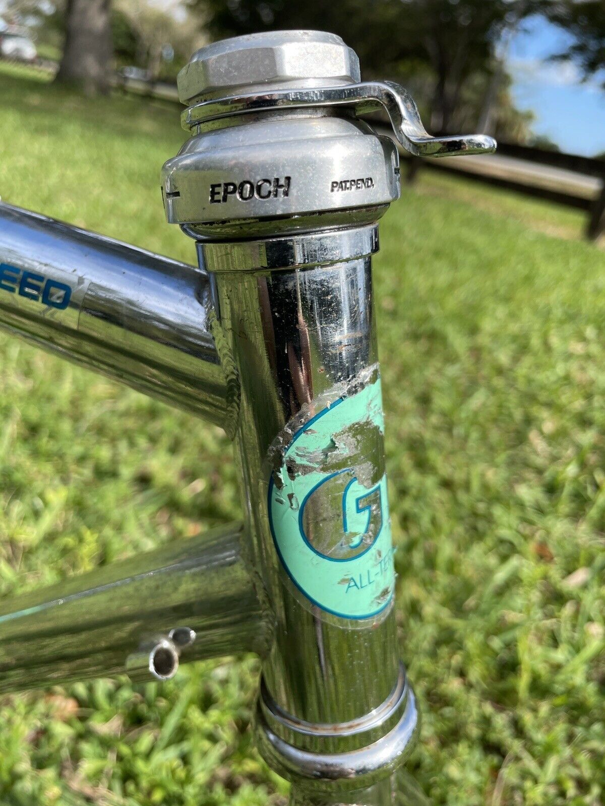 Vintage 1985 GT Timberline 26" Frame Fork Epoch Headset Chrome 80s ...