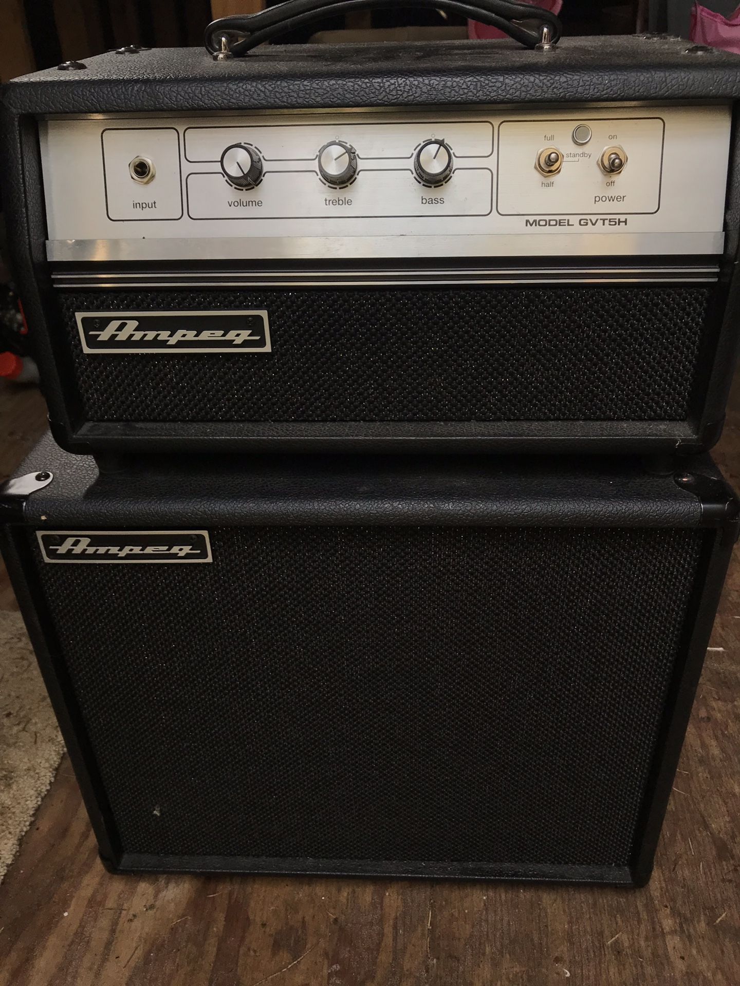 Ampeg GVT5H Tube Amp and GVT112E Guitar Cabinet for Sale in Woodinville ...