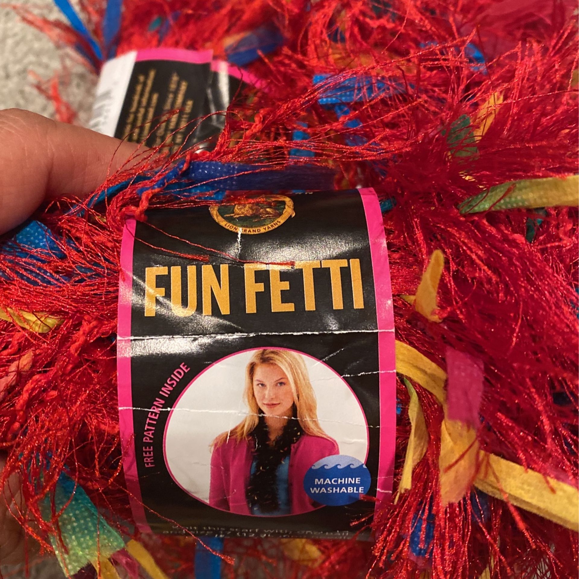 3 Skeins Fun Fetti Yarn for Sale in Covington, WA - OfferUp