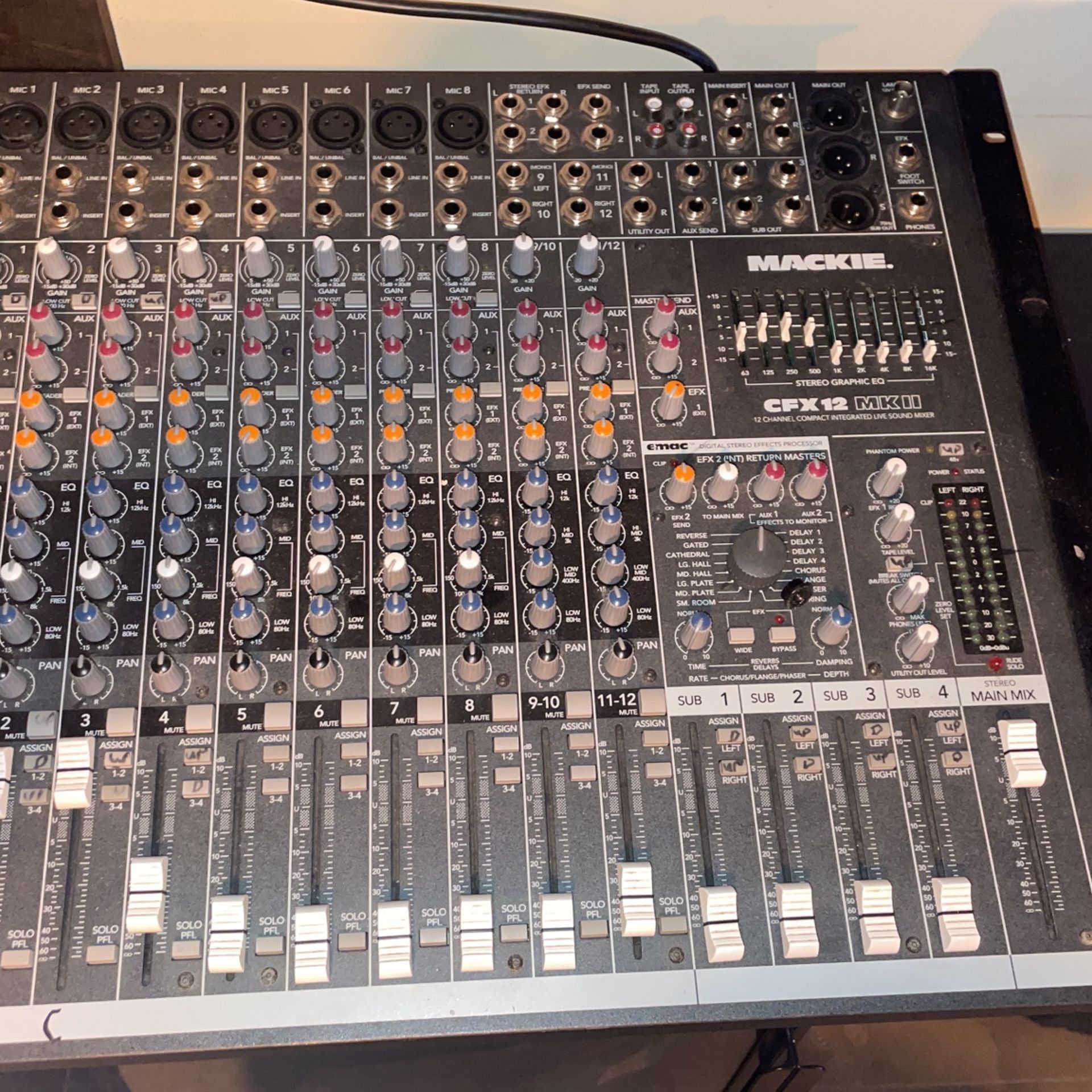 Mackie CFX12 MKII Audio Mixer for Sale in Joliet, IL - OfferUp