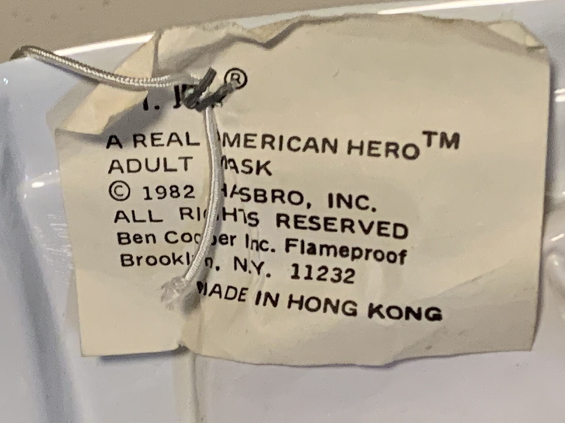 Vintage G.I. Joe Face Mask / Hasbro Toy / GI Joe for Sale in Huntington ...