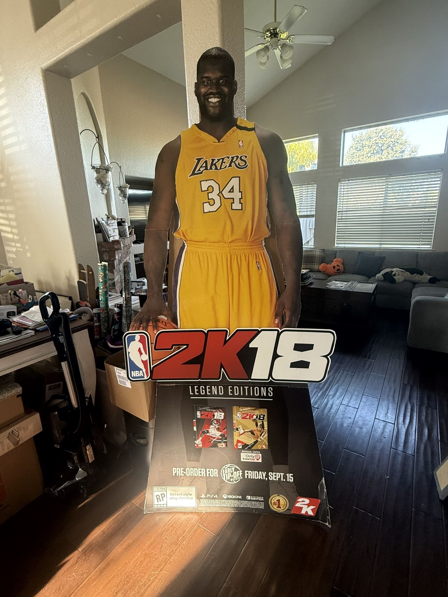 Shaq NBA 2k18 GameStop Display Cutout for Sale in Elk Grove, CA - OfferUp
