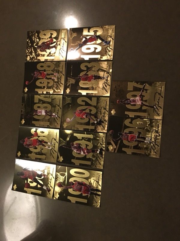 1998 Michael Jordan Gatorade Gold Foil Card Set for Sale in San Diego ...