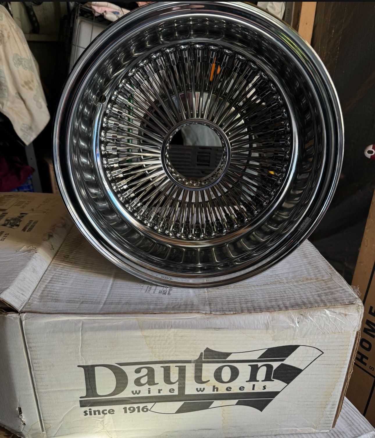 Dayton Wire wheel Rims 13x7 Brand New Stamped By Dayton No Fake Stuff ...
