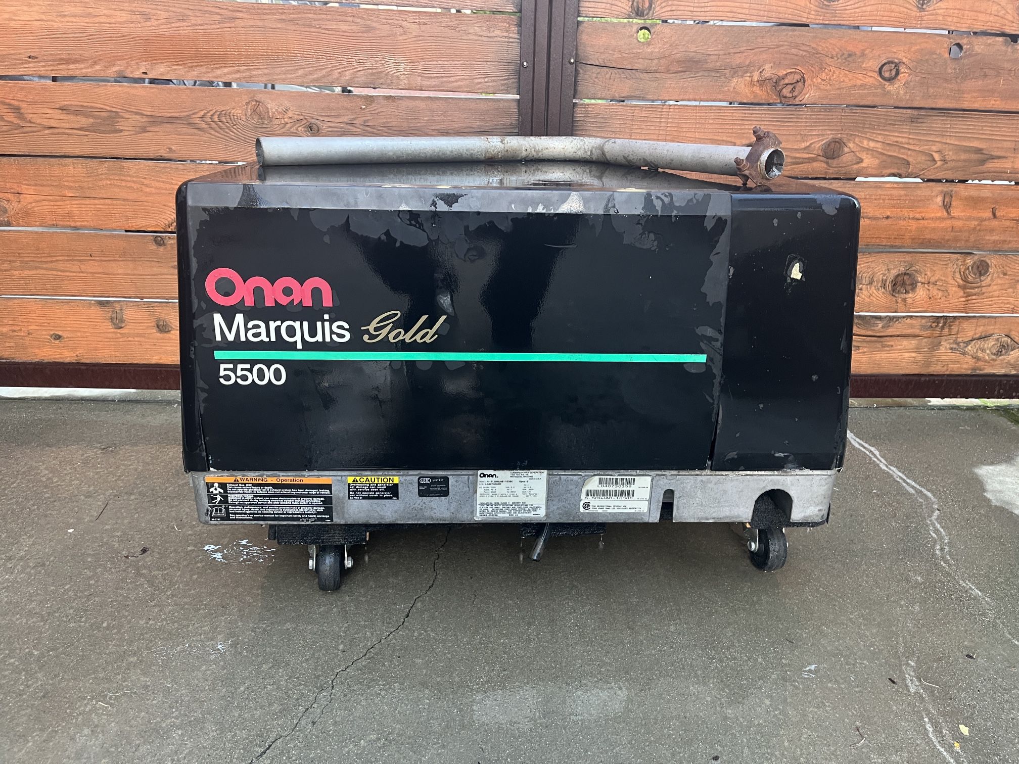 Onan Marquee 5500 Watt Generator for Sale in San Juan Capistrano, CA ...