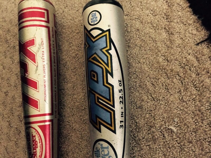 2 Louisville Slugger TPX aluminum bats for Sale in Kent, WA - OfferUp