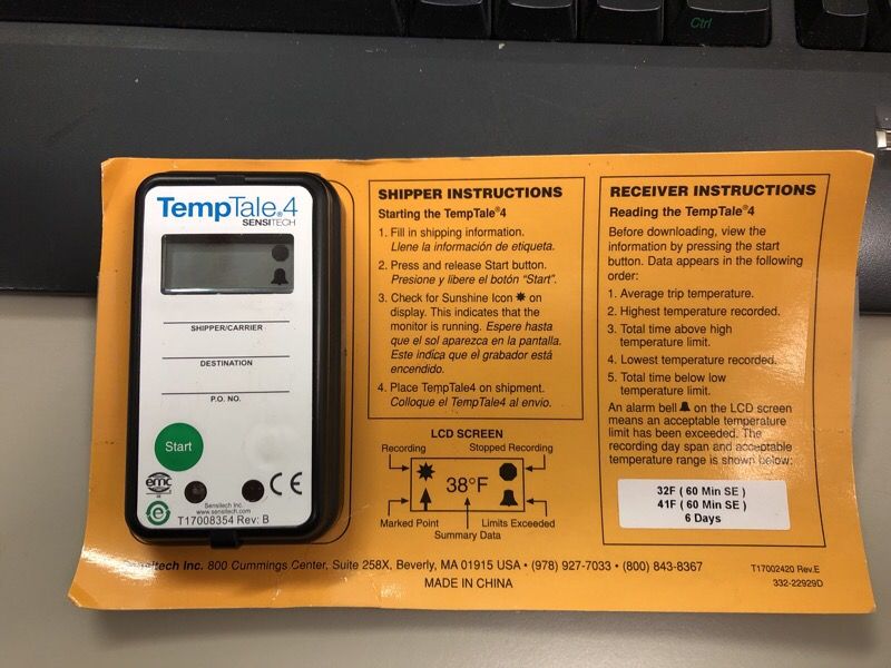 Temptale Sensitech Fast Ship | www.pinnaxis.com