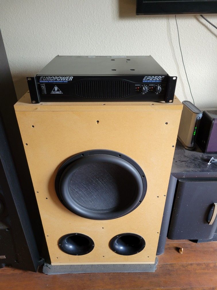 Dayton Ultimax 15" And Behringer EP2500 for Sale in San Marcos, CA ...