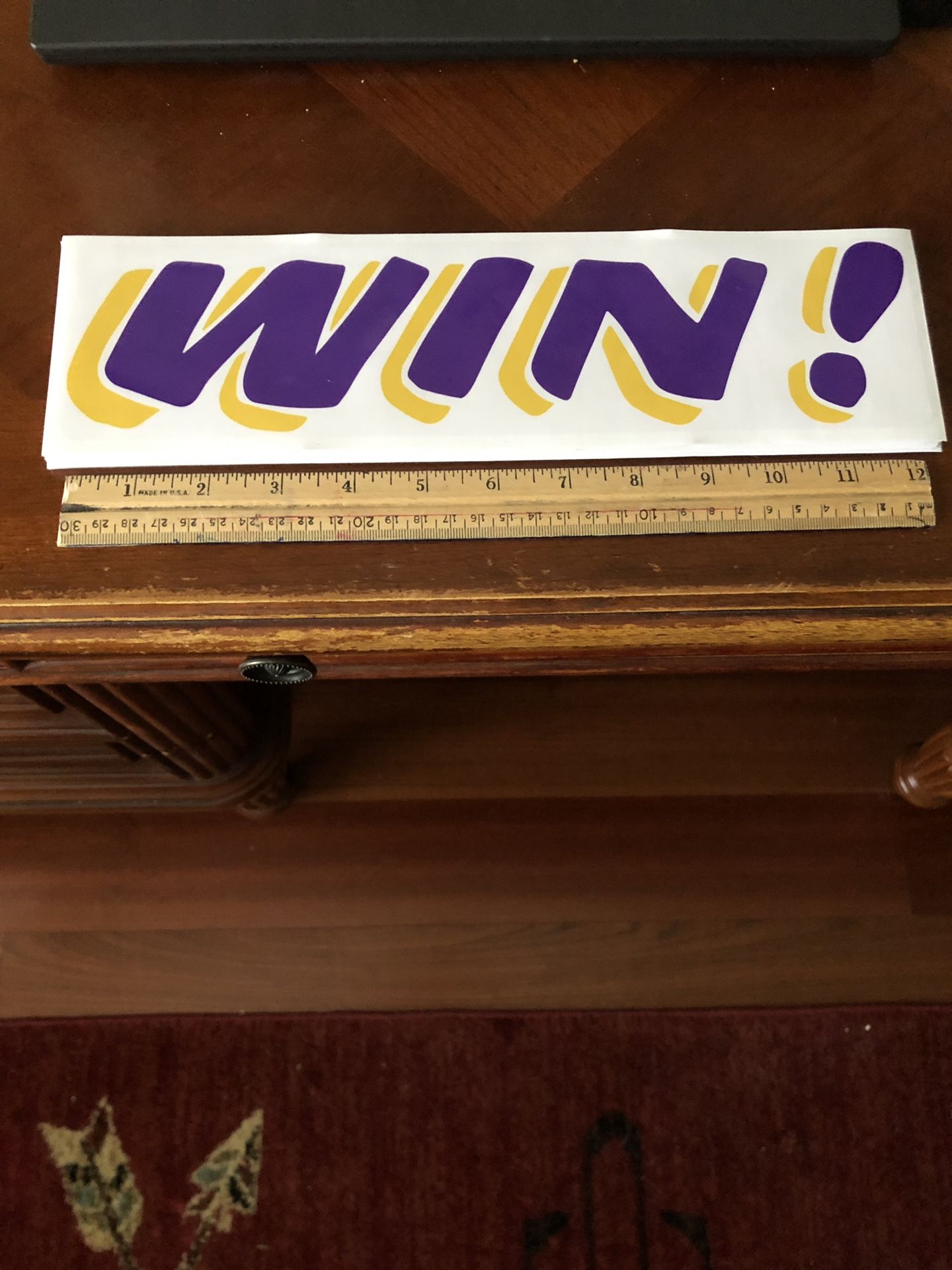 LSU ‘WIN’ Decal for Sale in Austin, TX - OfferUp