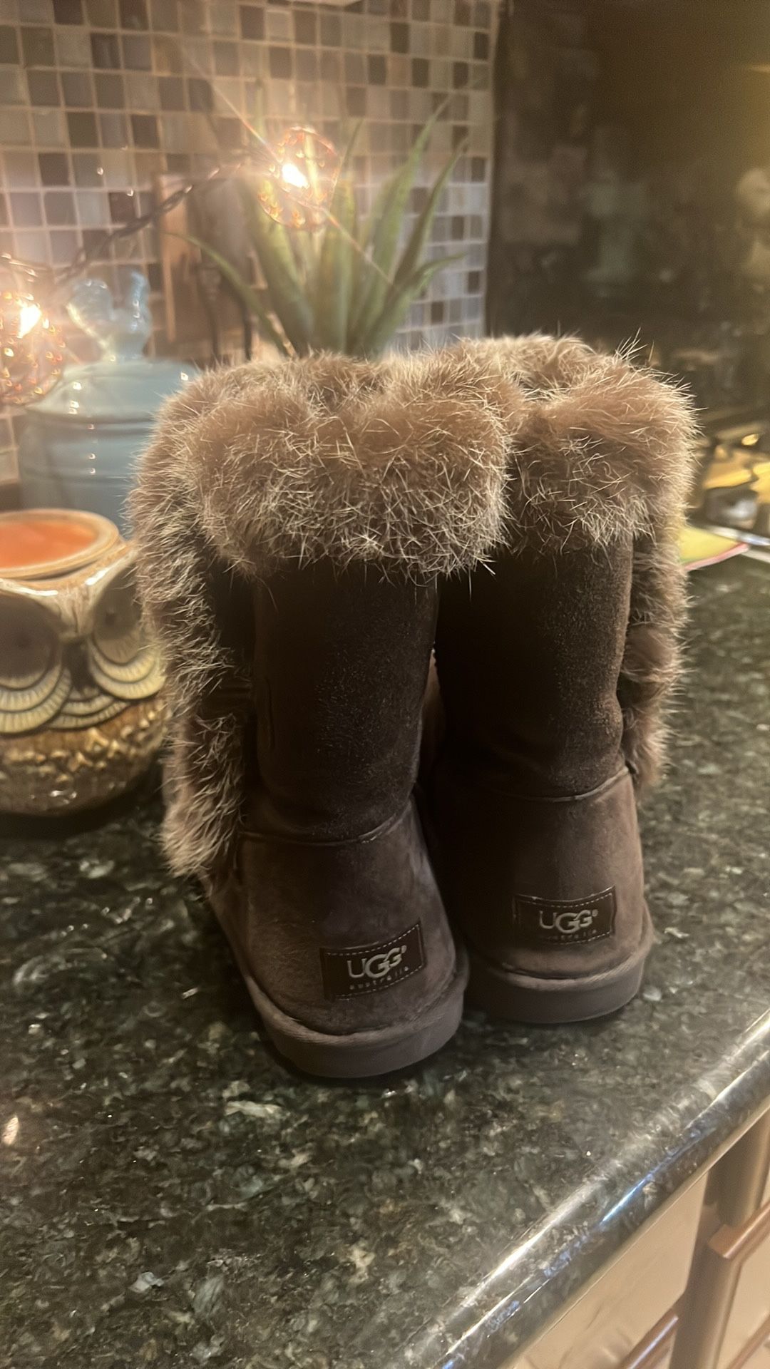 Ugg Boots With Fox Fur