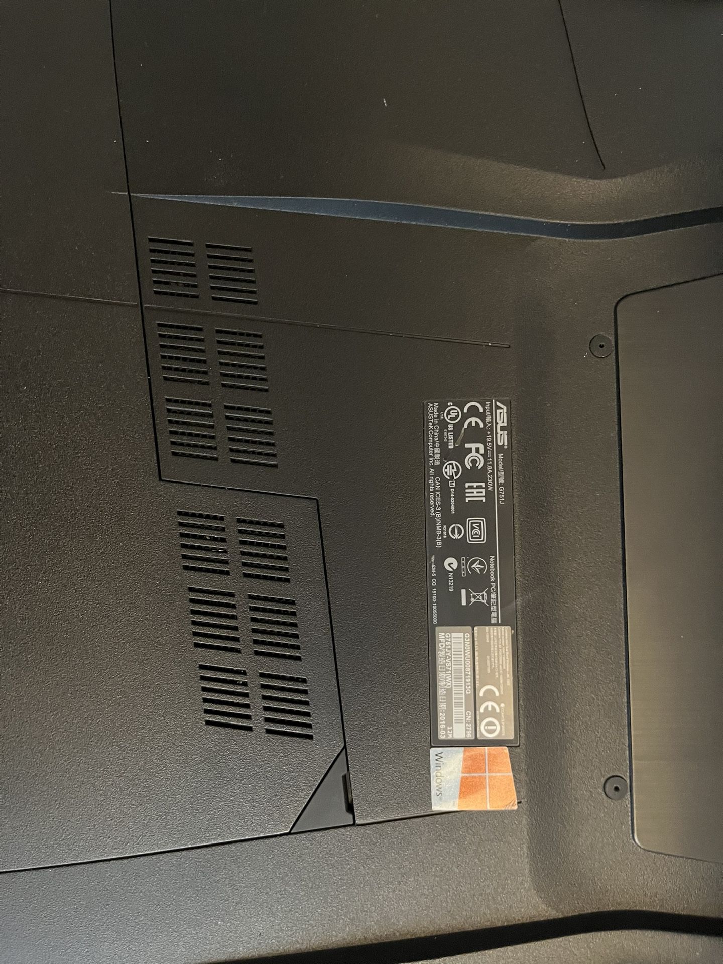 Asus G751J (G-Sync) for Sale in Brighton, CO - OfferUp