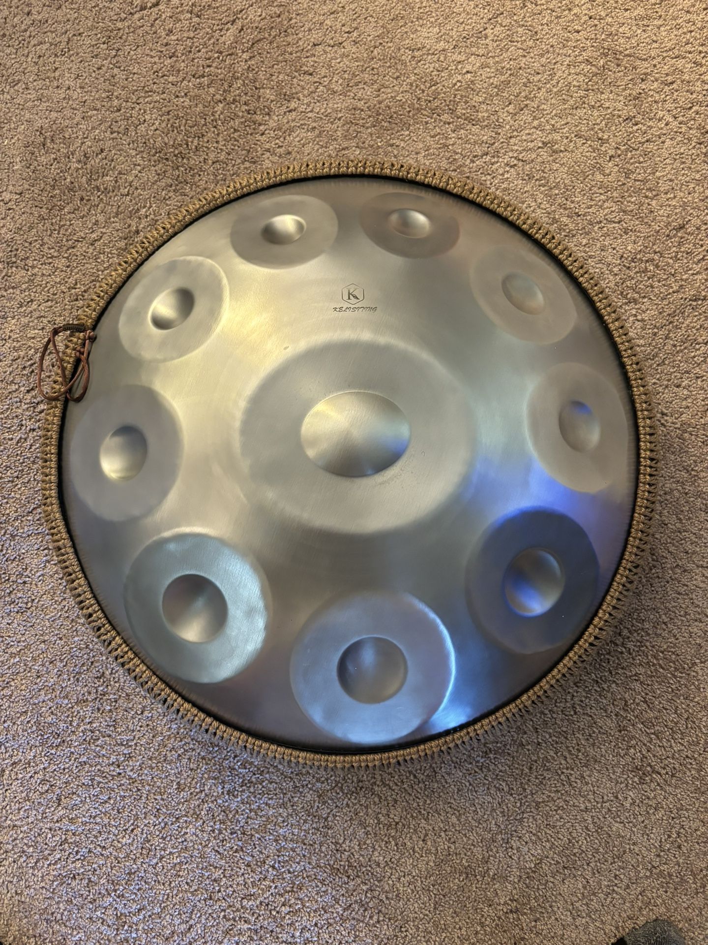 432HZ D Minor Handpan Drum 22 Inches 10 Notes Hand Pan Instrument for ...