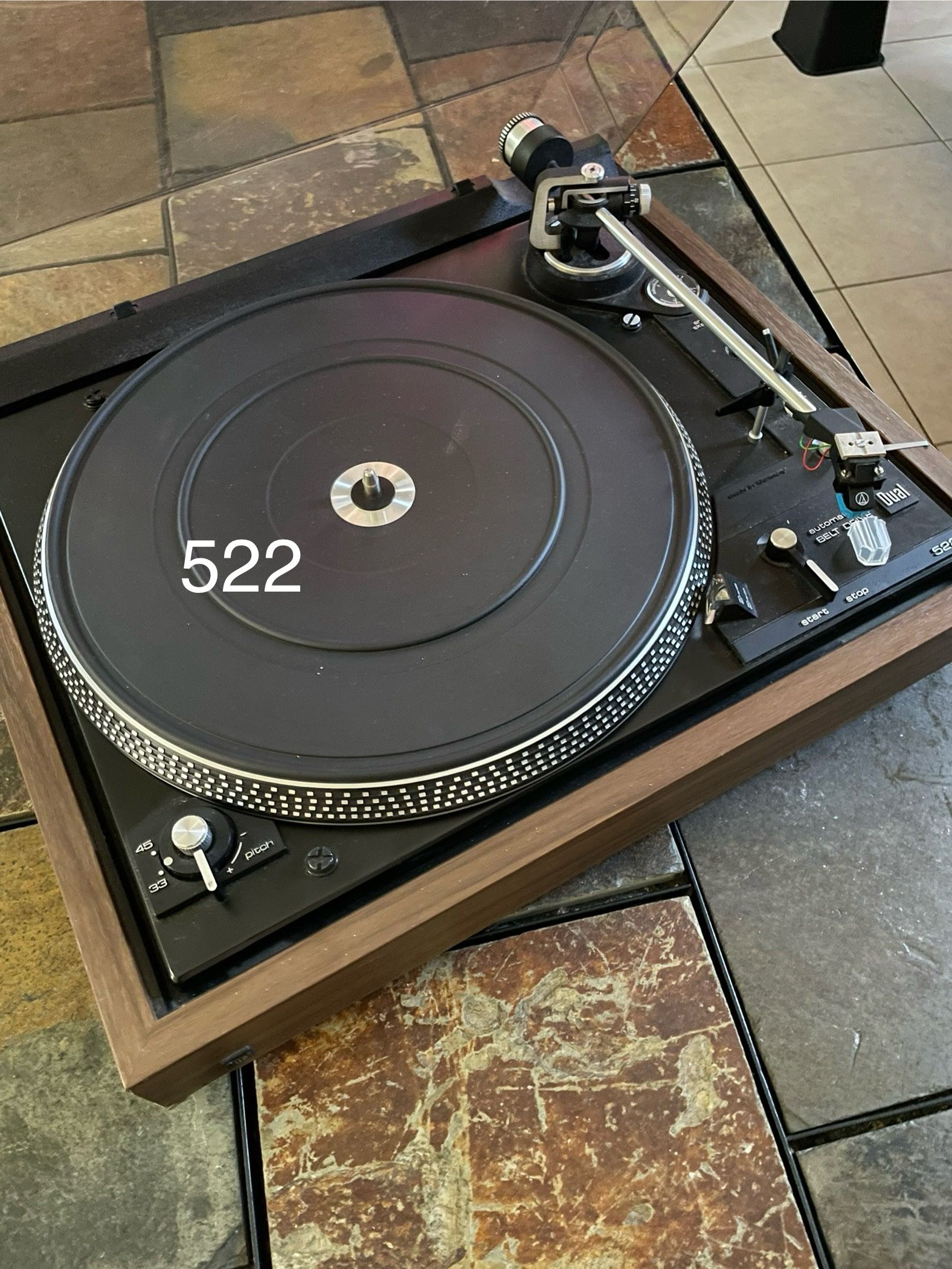 2 DUAL 1249 & 522 Belt Drive Turntable Pioneer Technics for Sale in ...