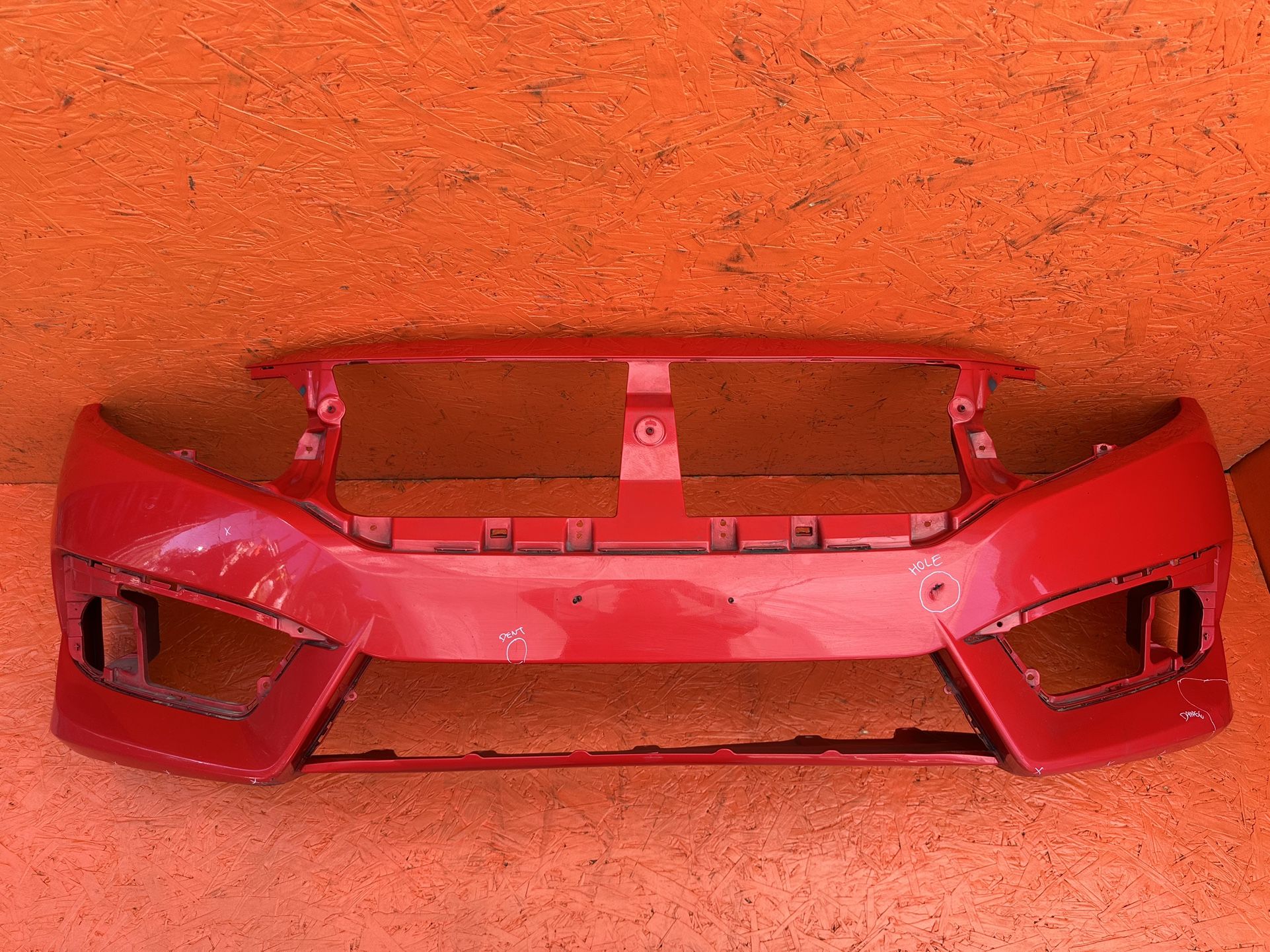 2016 2017 2018 HONDA CIVIC EX/LX FRONT BUMPER COVER OEM 71101-TBA-A000 ...