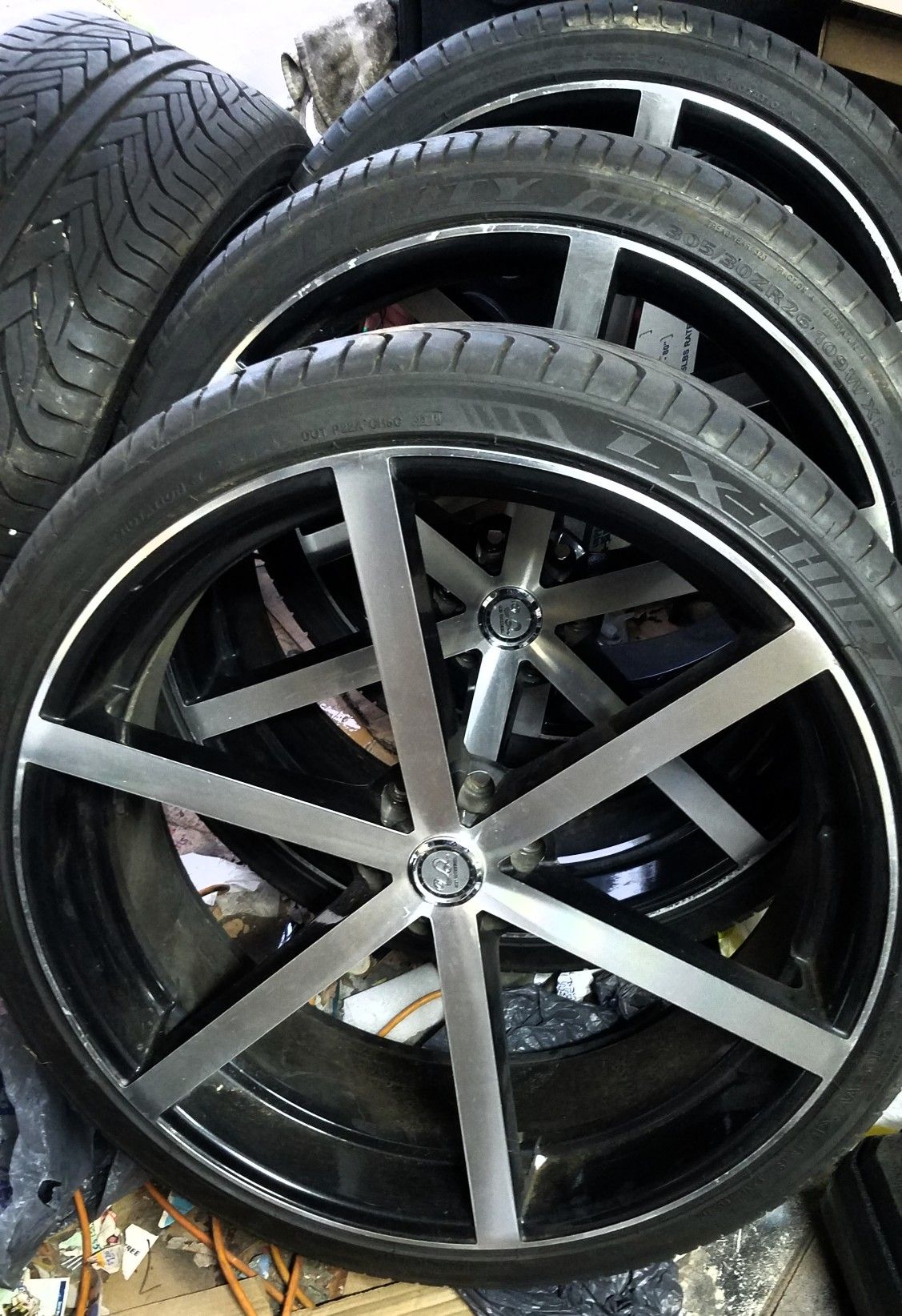 26 " inch rims and tires 6 lug chevy for Sale in Mount Holly, NC - OfferUp