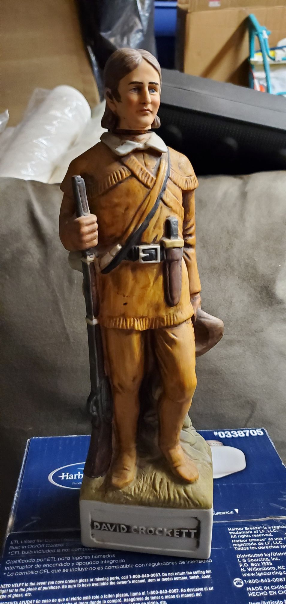 David Crockett Porcelain Decanter McCormick Distilling Co. for Sale in ...