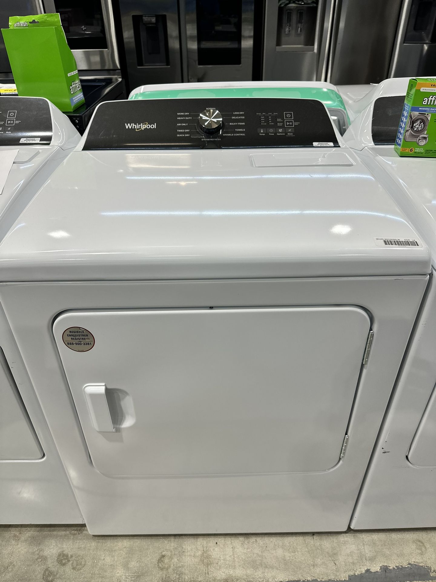 Whirlpool Dryer Model: WED5050LW 7.0 Cu. Ft. Front Load Electric ...