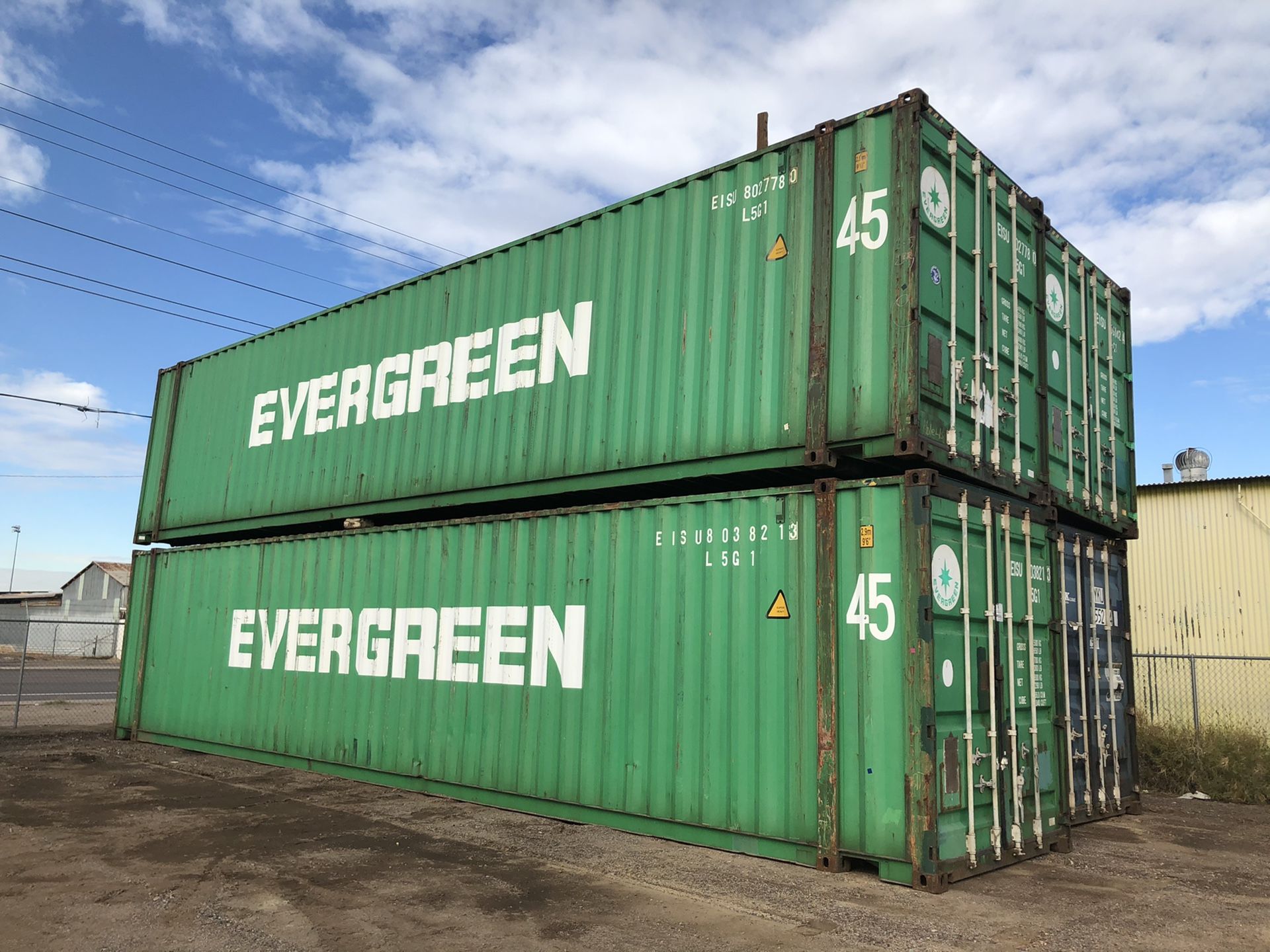 LOCAL 8' x 45' high Cube cargo shipping container connex A Grade cargo ...