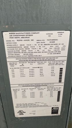 Rheem package unit for Sale in Menifee, CA - OfferUp