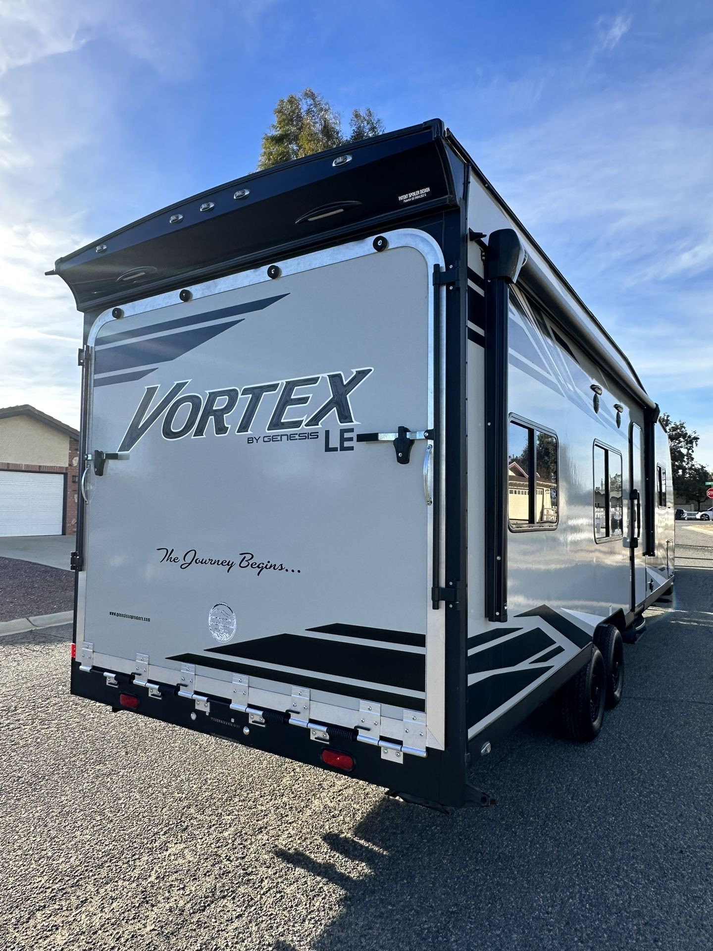 2022 Genesis Vortex Toy Hauler 14’ Garage Bumper Pull for Sale in ...