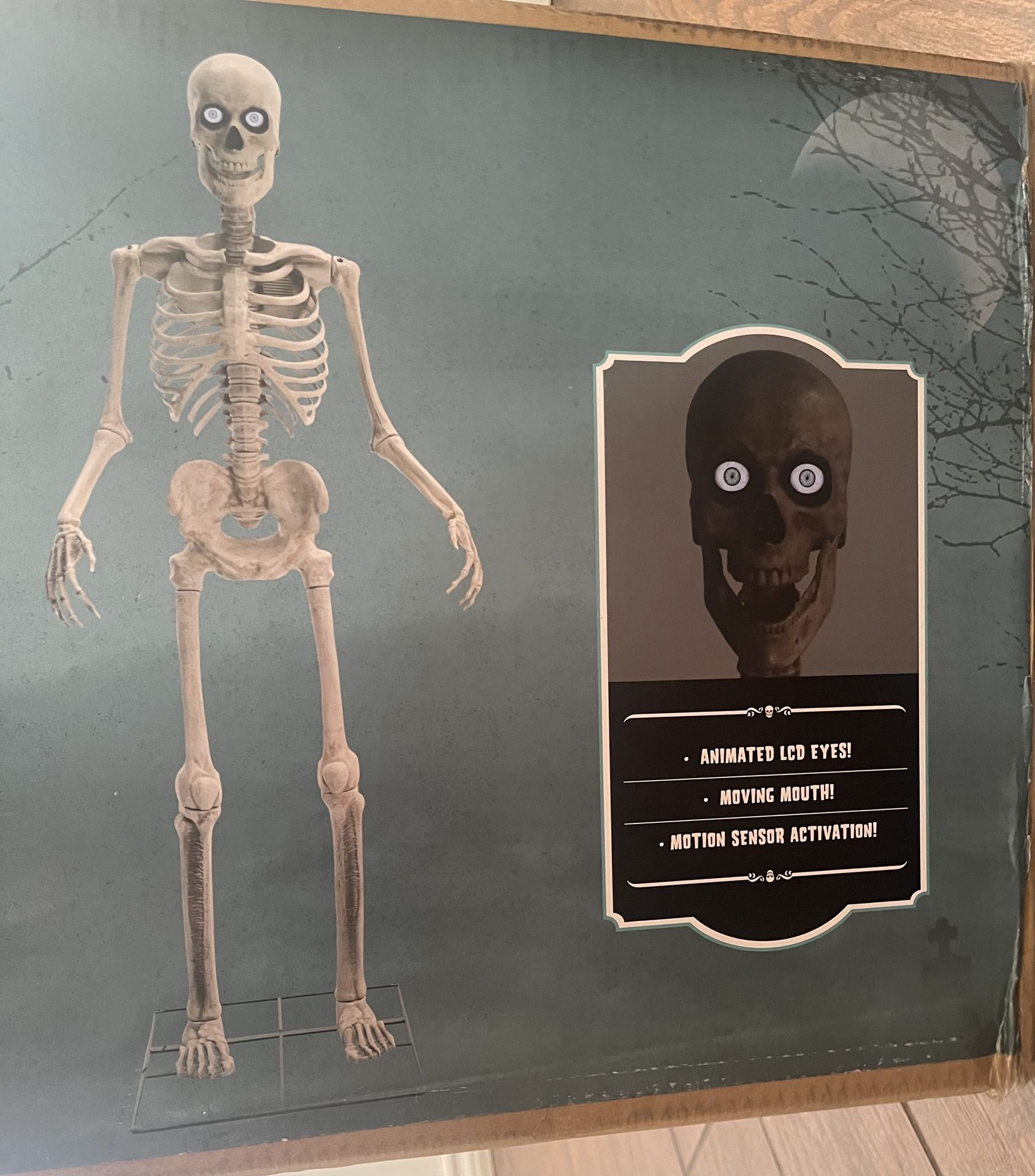 8 Foot Animated Skeleton Halloween Decoration for Sale in Hesperia, CA ...