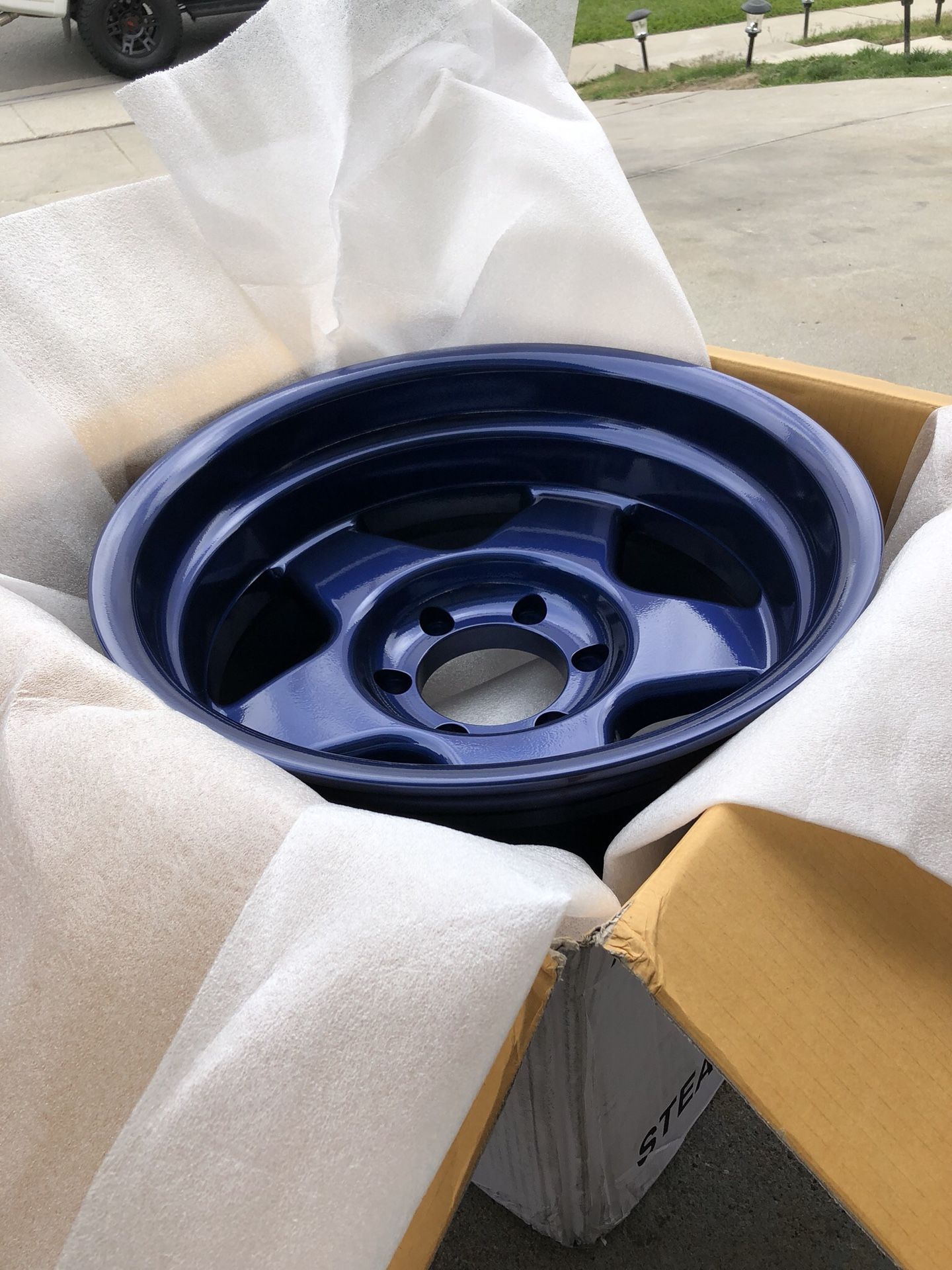 SCS Stealth Custom Series F5 wheels magnesium Blue 17x9 for Sale in ...