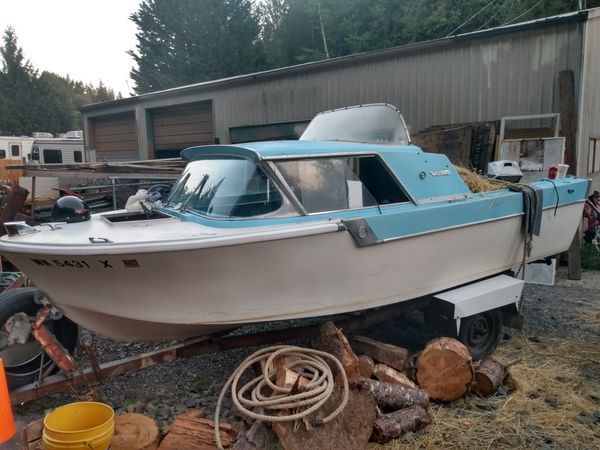 Wizard boat with two 25hp Evinrude motors for Sale in Warrenton, OR ...