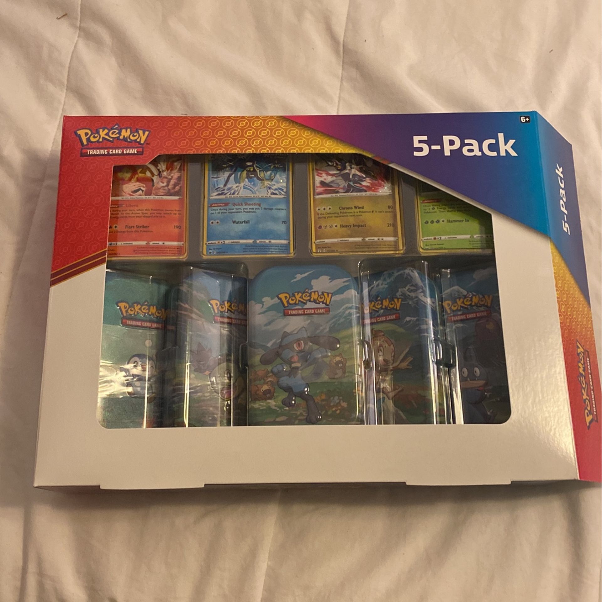 Pokémon cards Unopened - 5 Pack Sinnoh Stars Mini Tins for Sale in ...