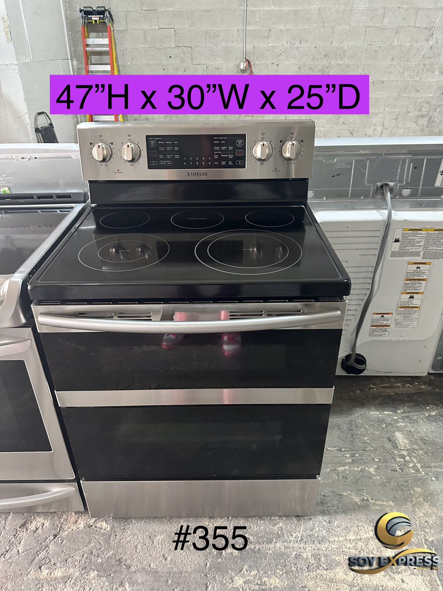 Samsung Stove With Double Ovens Electric (#355) for Sale in Miami, FL ...