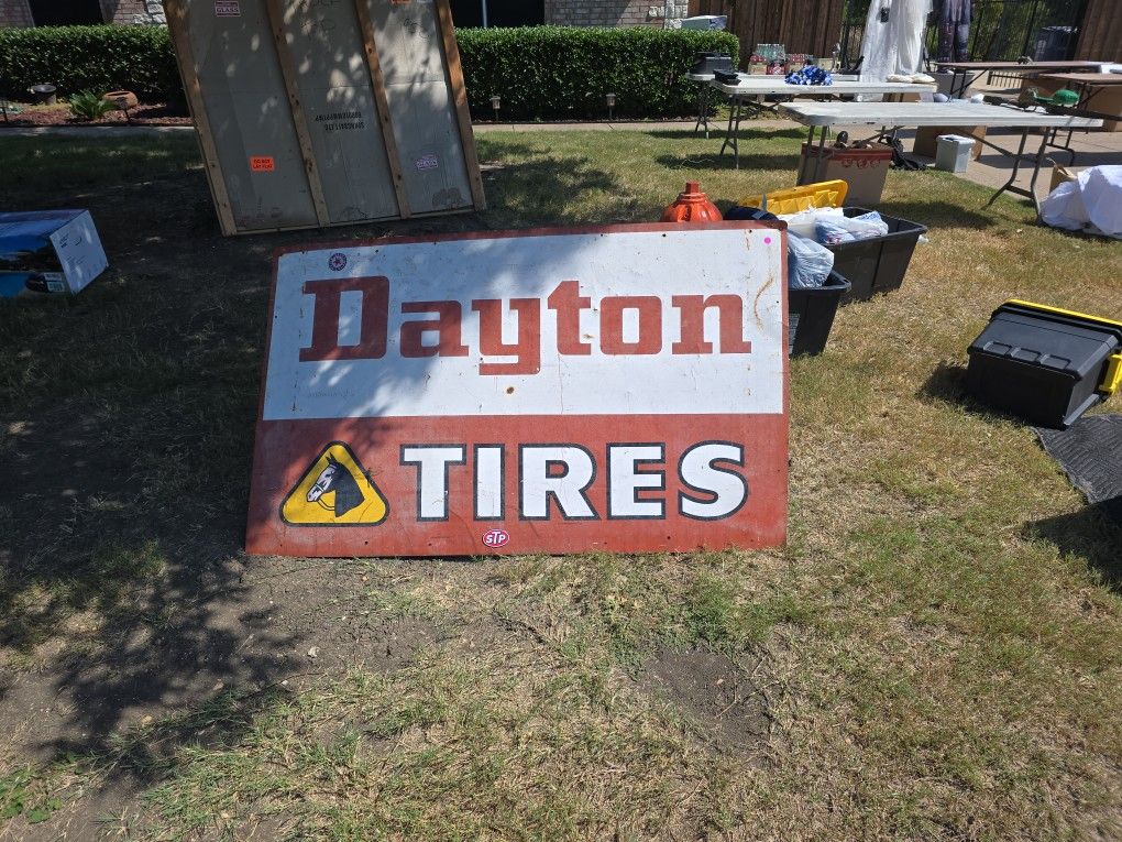 Original Dayton Tires Metal for Sale in Waxahachie, TX - OfferUp