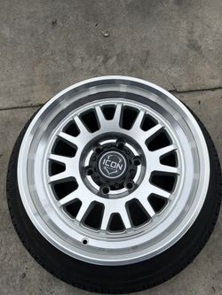 Icon Anza 17x8.5 6x5.5 Silver Machined for Sale in Los Angeles, CA ...
