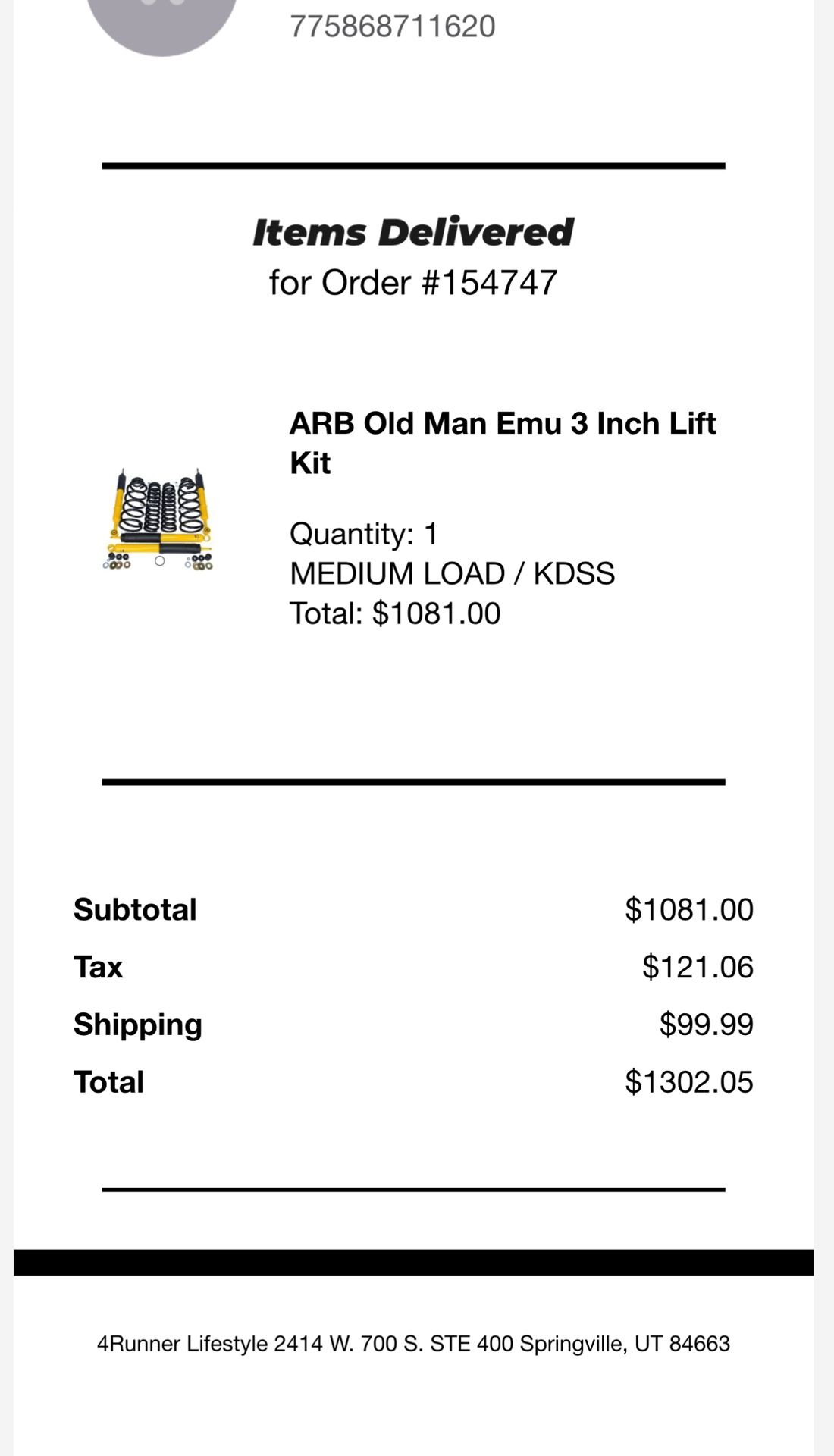 ARB old man emu 3in” lift kit for Sale in Seattle, WA - OfferUp