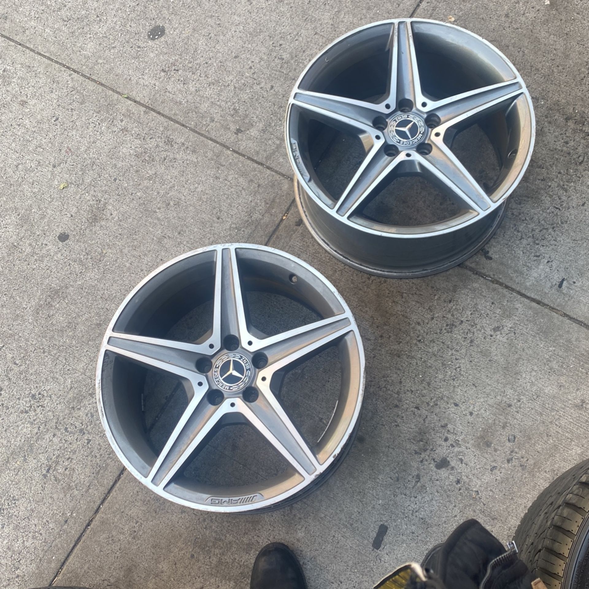 Set Of 3 Mercedes Rim 18 Inch (AMG Print On It) for Sale in Bronx, NY ...