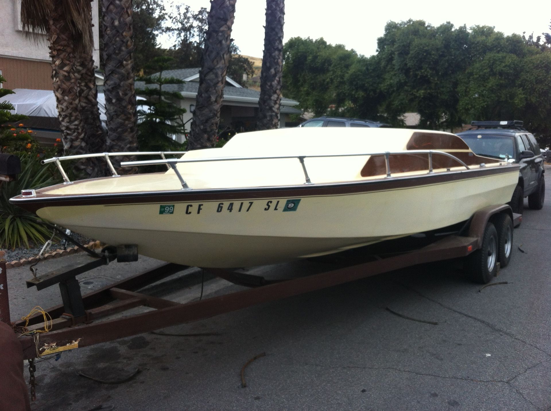1973 sleek craft sleekcraft executive 23’ 454 big block Chevy bbc ...
