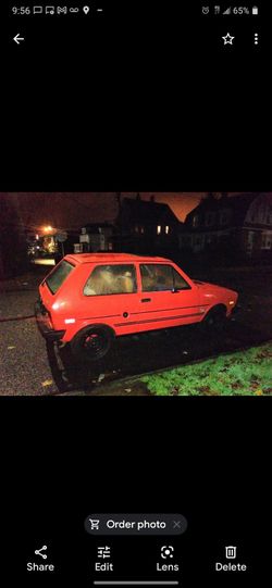 1986 Yugo Gv Orange Red 1.1 Engine Good For A Built for Sale in Holyoke ...