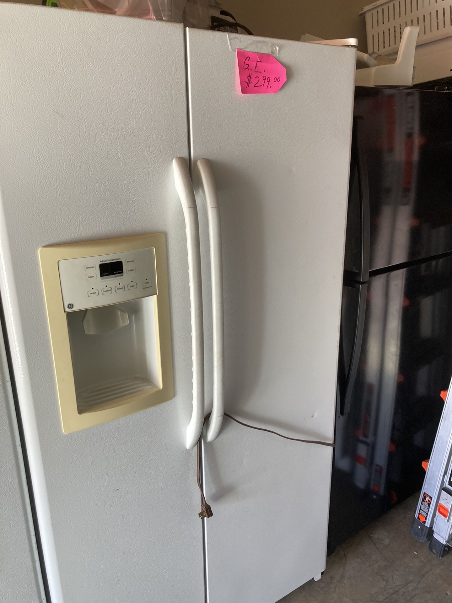 GE white Double Door Refrigerator $299 pick up in Decatur Georgia for ...