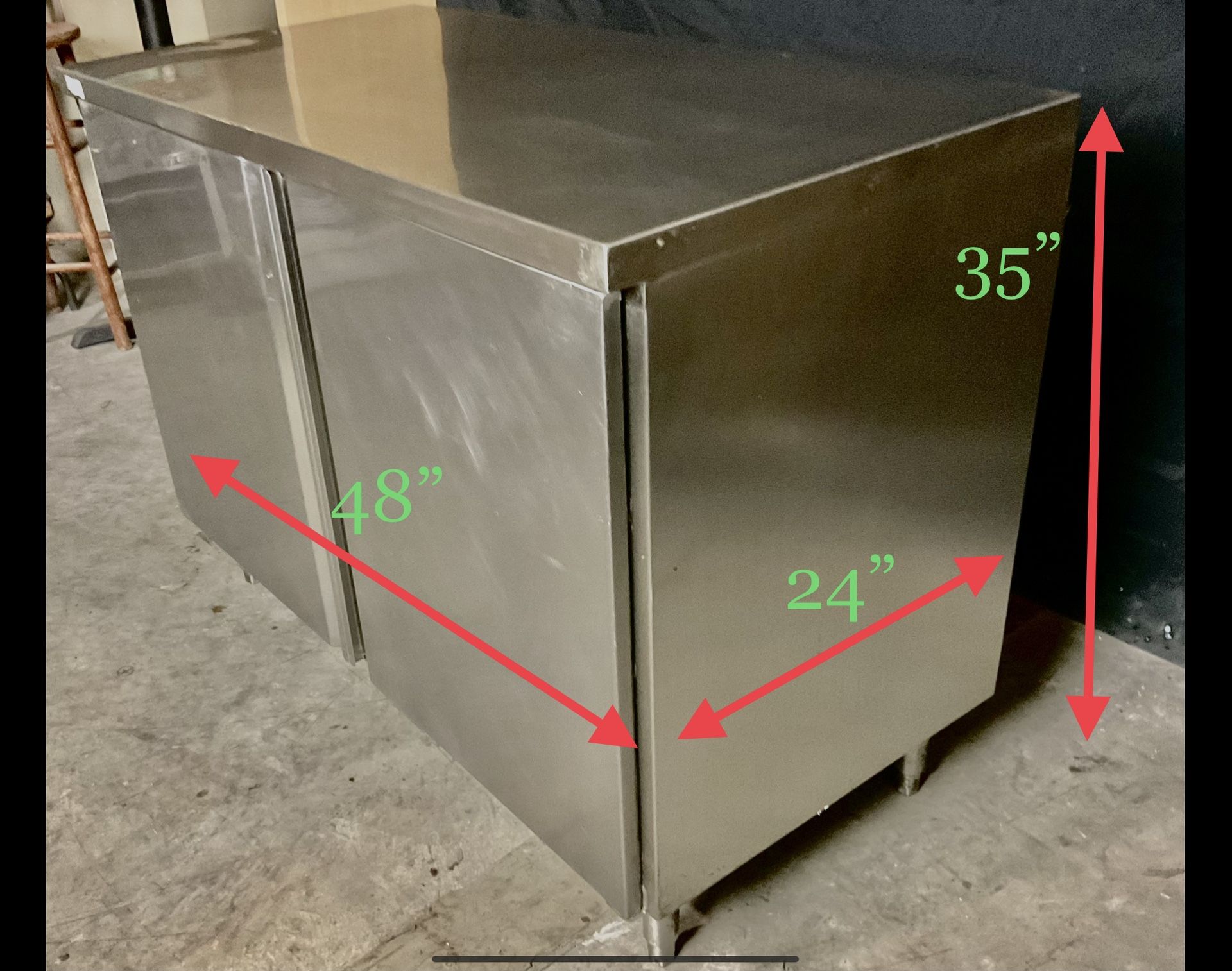 Enclosed Work Table w/ Swing Doors, for Sale in Las Vegas, NV - OfferUp