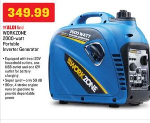work Zone 2000 Watt Portable inverter Generator Brand New And Box for Sale in Indianapolis IN OfferUp