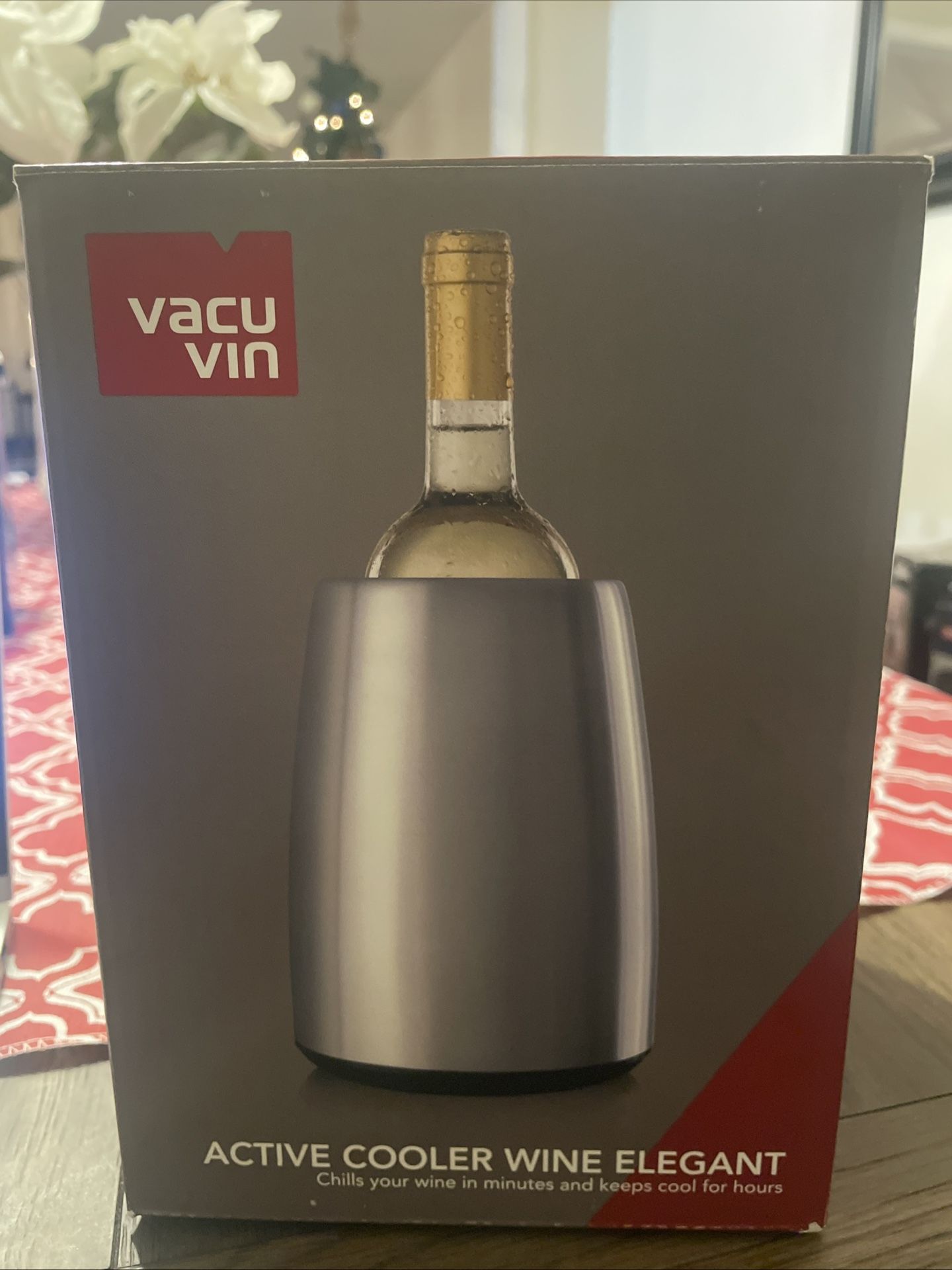Vacu Vin Active Wine Elegant- Reusable Wine Bottle Cooler for Sale in ...