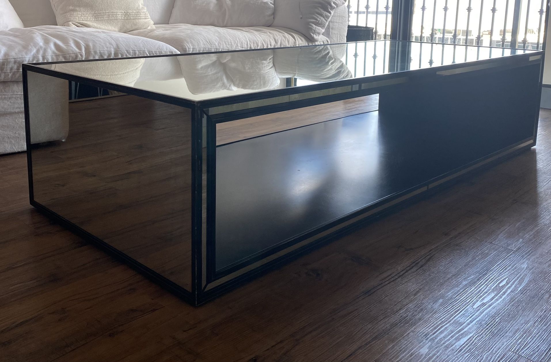 Restoration Hardware Strand Mirrored Coffee Table for Sale in Houston ...