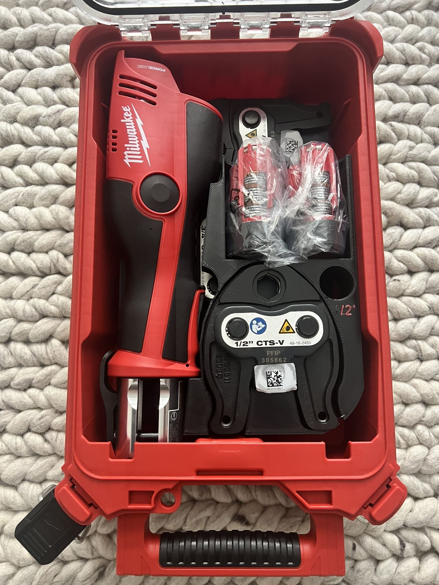 Custom Milwaukee M12 Pro Press New In Box With Packout Holder for Sale ...