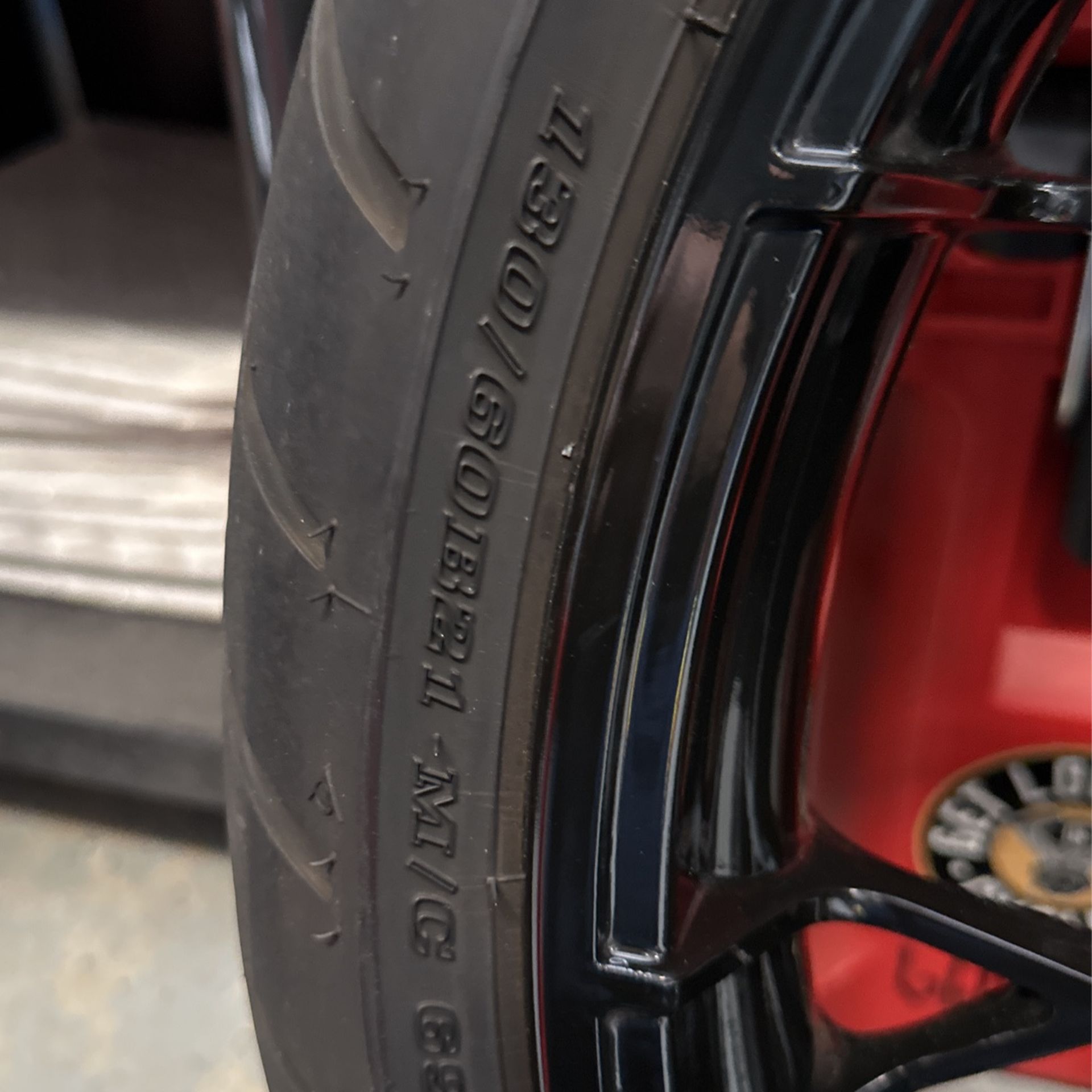 LIKE NEW HARLEY DAVIDSON 21” PRODIGY REPLICA WHEEL WITH TIRE- NO BRAKE ...