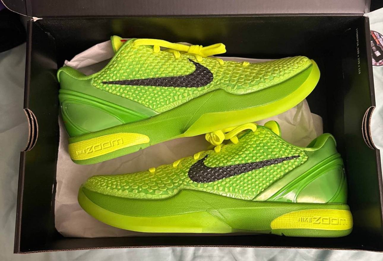 Zoom Kobe 6 Proto “Grinch” for Sale in Los Angeles, CA - OfferUp