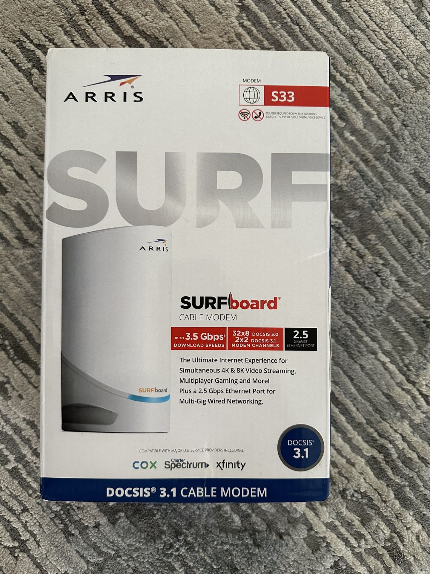 Arris Surfboard S33 Cable Modem for Sale in Las Vegas, NV - OfferUp
