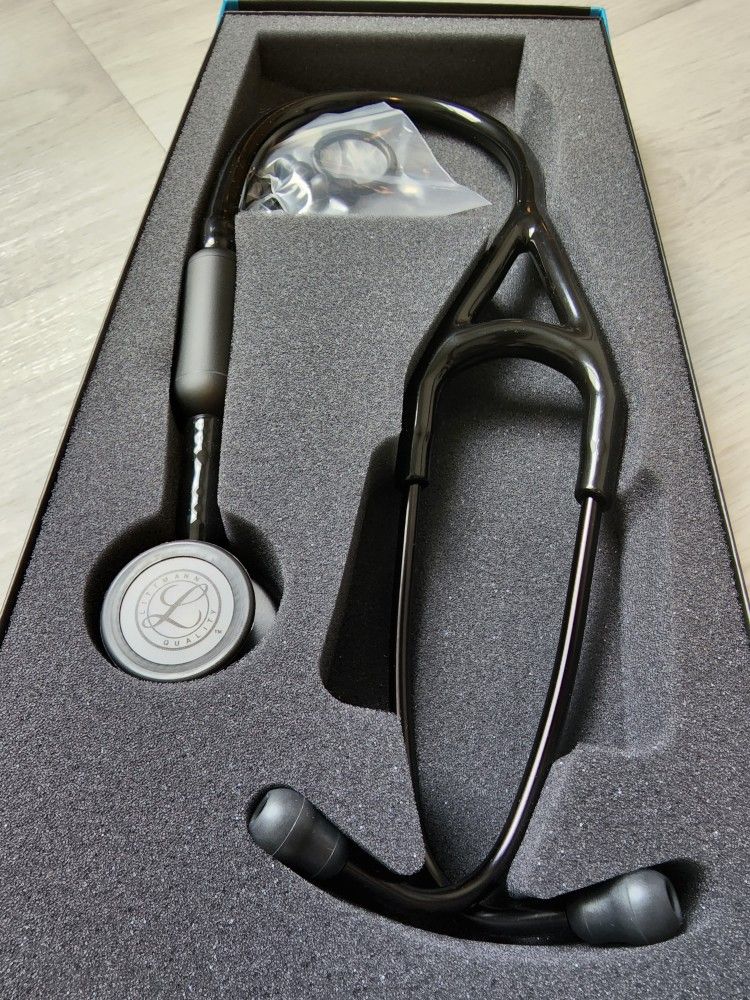 3M Littmann CORE Digital Stethoscope, Black Chestpiece, Tube, 27 inch ...