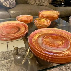 Orange Depression Glass