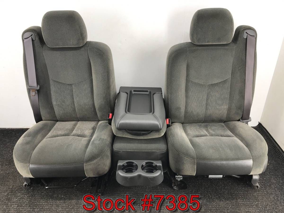 2005 Chevy Silverado Extended / Crew Cab Dark Gray Cloth 40/20/40 ...